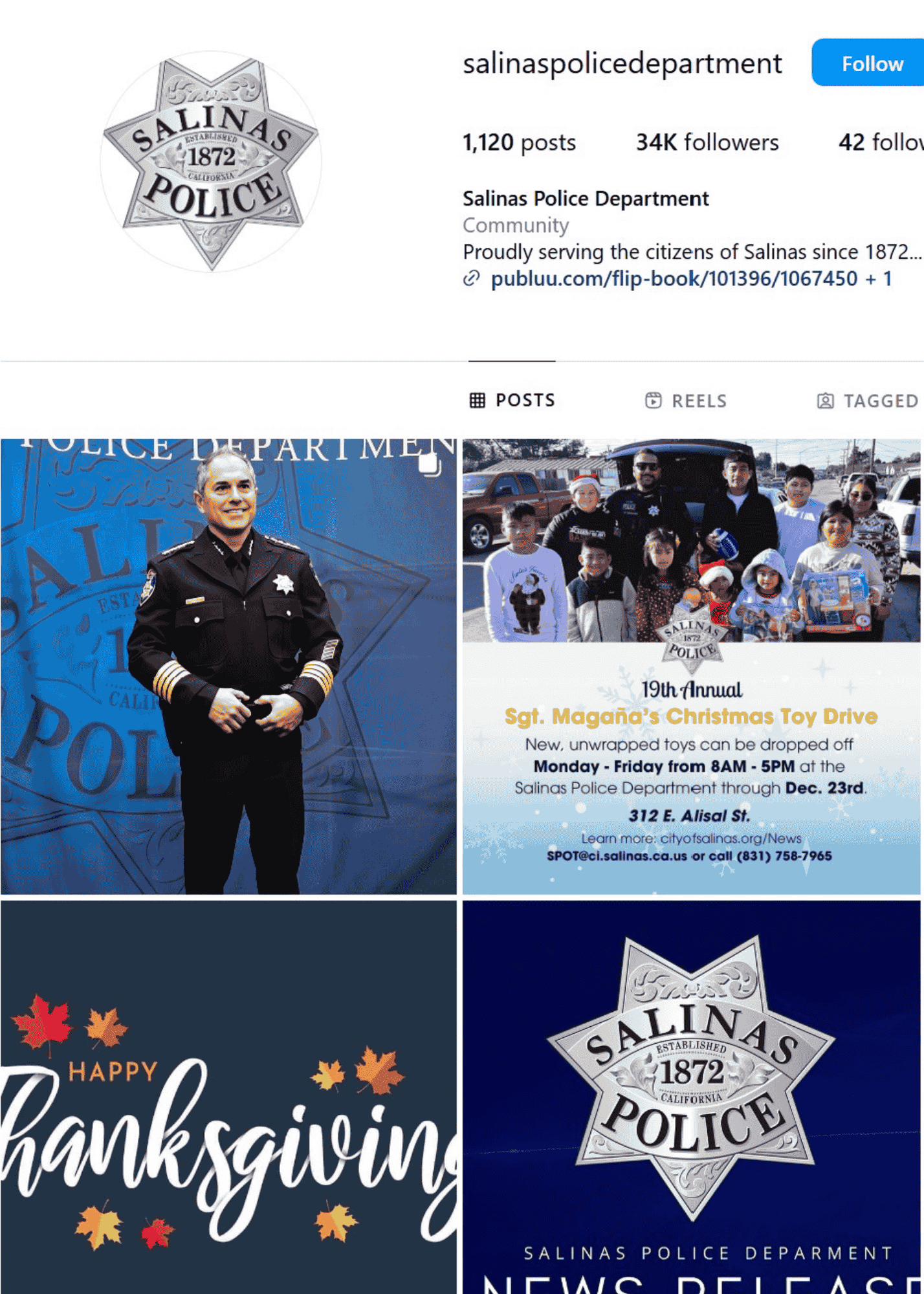 Social Media | Salinas Police Department
